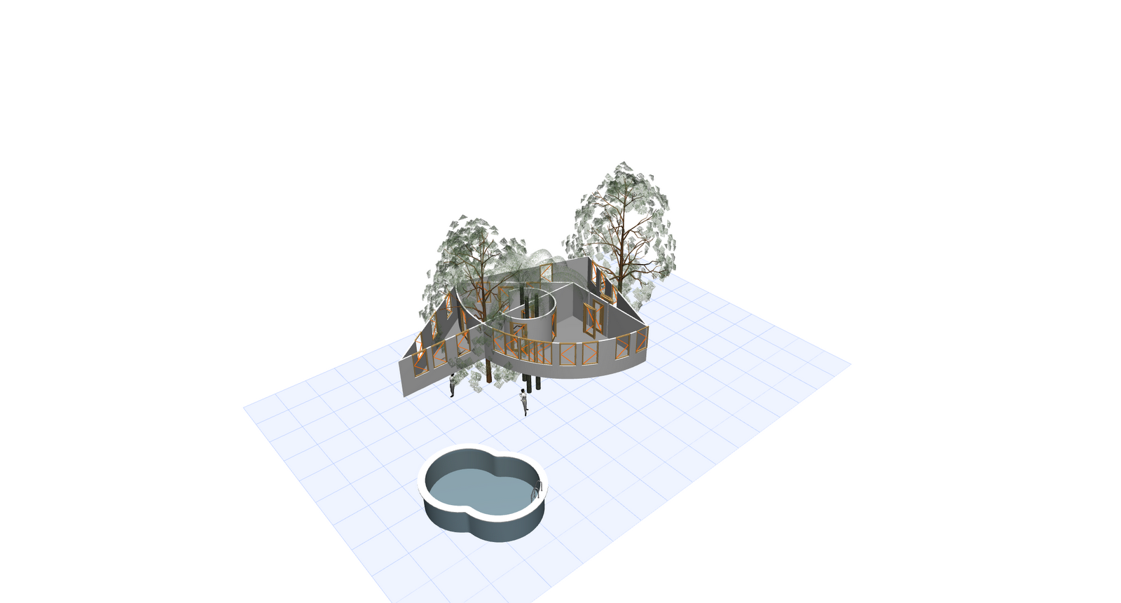 G TRIPLE E: ArchiCad (Bim) Tree House